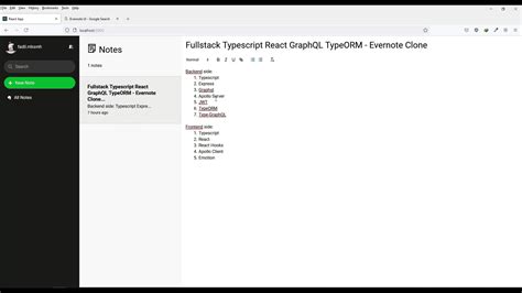 Github Fadilnatakusumahnevernote An Evernote Clone Built With