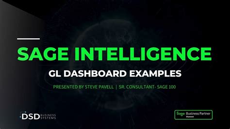 Sage Intelligence Product Tour Dsd Business Systems