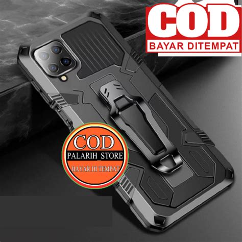 CASE ARMOR KICKSTANDING ROBOT COCOK UNTUK SAMSUNG A22 4G Casing Armor Terbaru Sarung HP