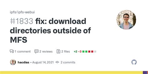 fix download directories outside of mfs by hacdias · pull request