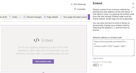 Embed MS Forms Form Directly Into SharePoint Page