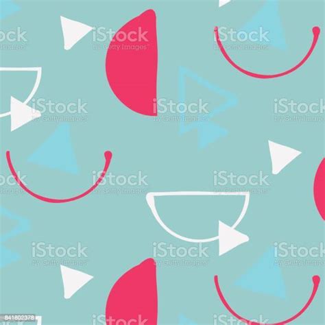 60 파스텔 추상 패턴 중립 벡터 삼각형 형상 최소한의 패턴입니다 민족 60 년대 장식 섬유 Ditsy 임의의 모양입니다 간단한