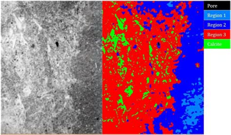 Plug B At 41 Microns Per Voxel Left Slice Of Ct Image And Right