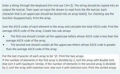Solved Enter A String Through The Keyboard For End Use Chegg Com