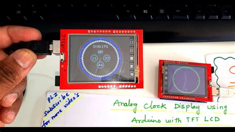 Analog Clock Display Using Arduino With TFT LCD YouTube
