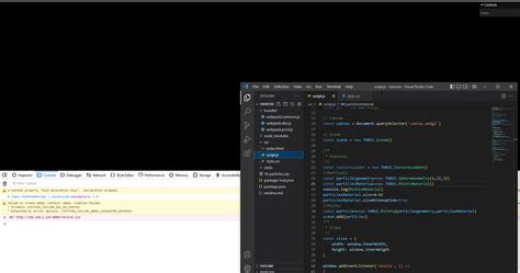 why pointsmaterial in three js is not working on my geometry stack