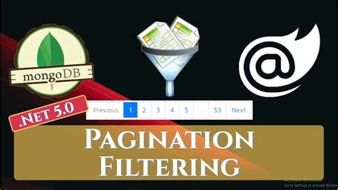 Blazor Paging And Filtering Using MongoDB Pagination Filter NoSQL NET