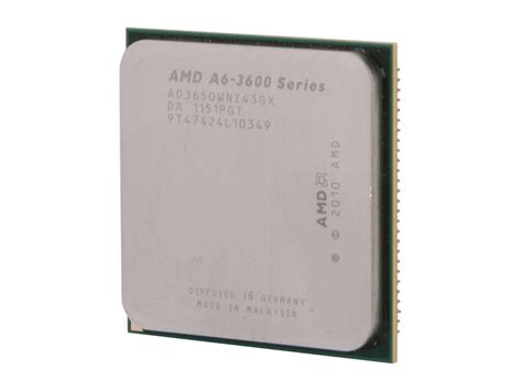 Open Box: AMD A6-3650 - A-Series APU (CPU + GPU) Llano Quad-Core 2.6 ...