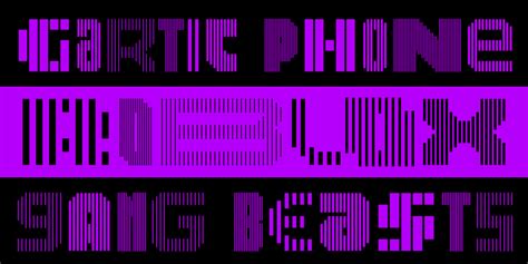 MultiType Lines ONE FREE FONT On Behance