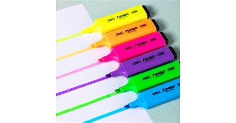 ტექსტმარკერების ნაკრები Deli 6 ცალი · საკანცელარიო