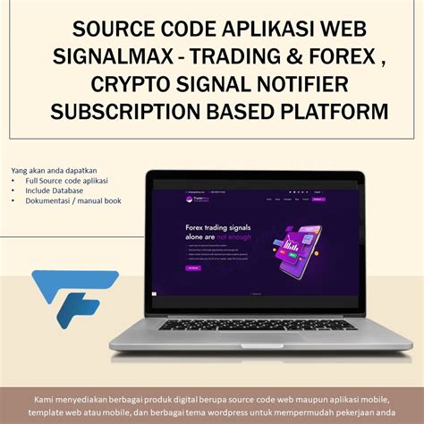 Jual Source Code Aplikasi Web Signalmax Trading And Forex Crypto Signal Notifier Subscription