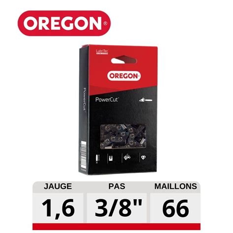 Chaine Tronçonneuse Carrée 56 Dents 38 16mm Oregon 75lpx066e
