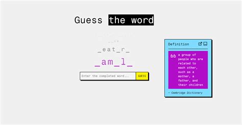 GitHub Mihai Gabriel Guess The Word Testing Out Svelte Animations In