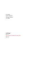 CSCI 601 Week 2 Lab Docx CSCI 601 Lab 2 Network Security Policies 4 5 2018 Lab Steps Part 1 3
