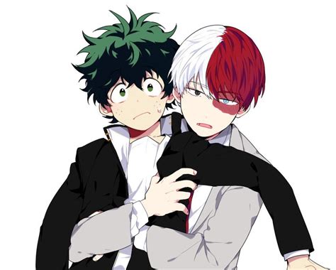 Midoriya Izuku And Todoroki Shouto Boku No Hero Academia Drawn By Ramram Danbooru