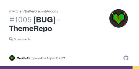 Bug Themerepo · Issue 1005 · Mwittrienbetterdiscordaddons · Github
