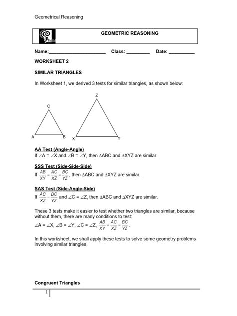 Similar Triangles Applications Pdf Mathematics Elementary Mathematics