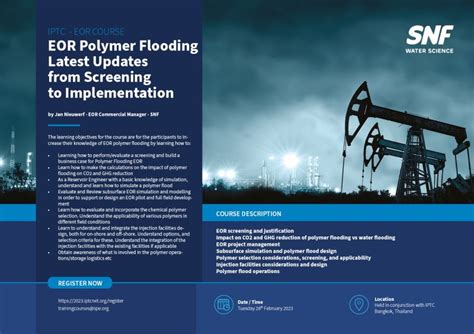 Eor Polymer Flooding Latest Updates From Screening To Implementation