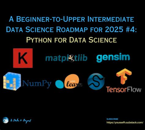 A Beginner To Upper Intermediate Data Science Roadmap For 2025 4 Python For Data Science By