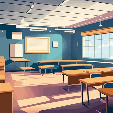 Premium Vector Illustration School Clean Inside