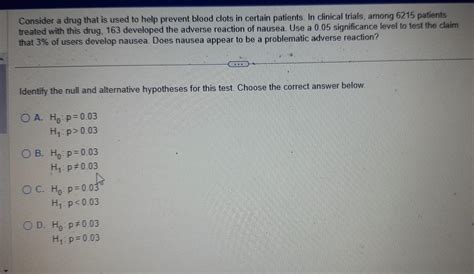 Solved Identify The Test Statistic For This Hypothesis Chegg