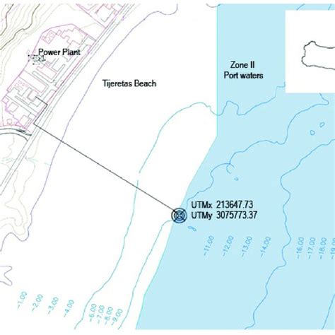 Shows The Proposed Location Of The Owc Experimental Plant On The