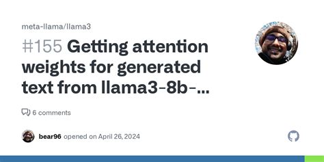 Getting Attention Weights For Generated Text From Llama3 8b Instruct