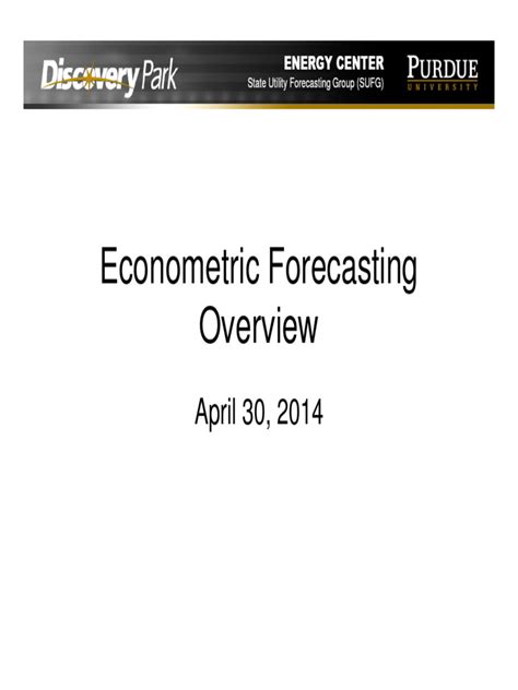 2014 April Workshop Econometric Forecasting Pdf Errors And Residuals Coefficient Of