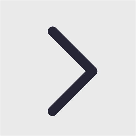 Arrow Icons Chevron Angle Right Triangle Symbol Caret Direction Navigation Sign Graphical