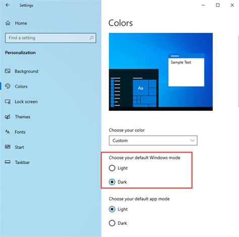 How To Enable Or Disable The Light Mode In Windows Digital Citizen