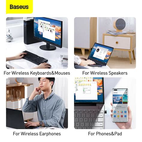 Baseus Bluetooth Wireless USB Adapter BA04 Price In Bangladesh Econaz