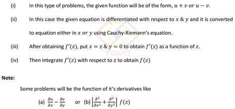 steps for analytic functions not categorized in any types in complex
