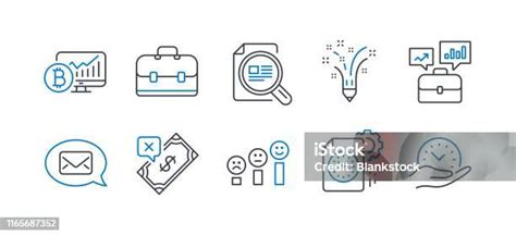 포트폴리오 프로젝트 마감일 거부 된 지불과 같은 교육 아이콘 집합입니다 벡터 고급에 대한 스톡 벡터 아트 및 기타 이미지 고급 그래프 기사 출판 Istock