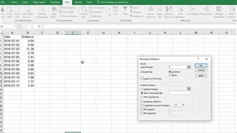 excel02 introduction to excel 2016 with data analysis toolpak common