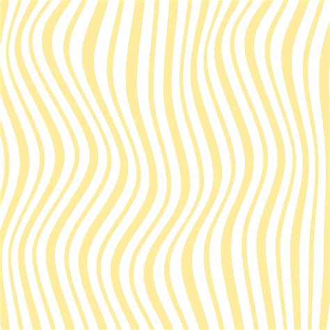 Simple Abstract Banana Color Vertical Line Wavy Distort Pattern