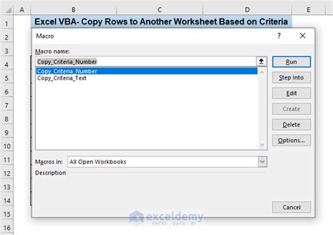 How To Copy Rows To Another Worksheet Based On Criteria By Excel Vba 2