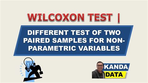Wilcoxon Test Different Test Of Two Paired Samples For Non Parametric