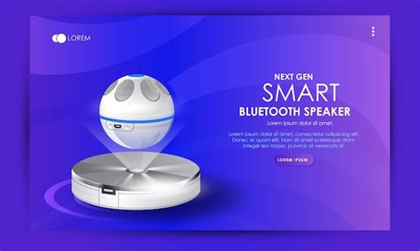 Premium Vector Intelligent Smart Speaker Voice Recognition Activated