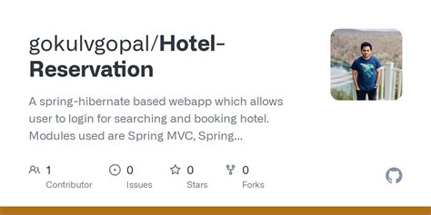 GitHub Gokulvgopal Hotel Reservation A Spring Hibernate Based Webapp Which Allows User To