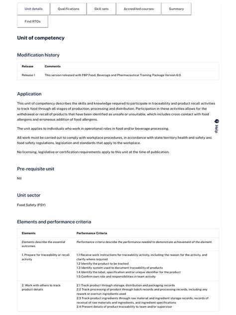 Traceability Pdf Specification Technical Standard