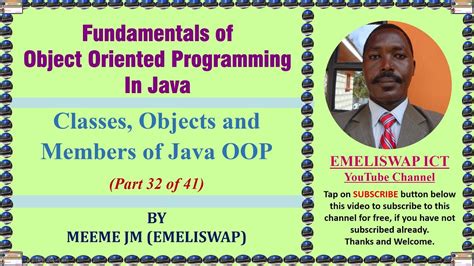 Classes Objects And Members In Java Object Oriented Programming