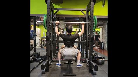 숄더프레스 스미스머신 연습 Youtube
