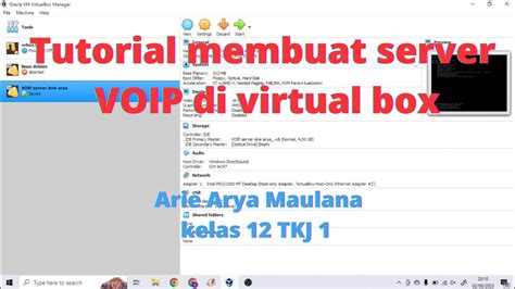 Tutorial Membuat Server VOIP Menggunakan Briker Di Virtualbox YouTube
