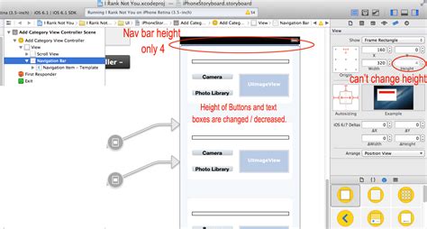 Ios Xcode 5 Design Breaks Navigationbars Height Only 4 Stack