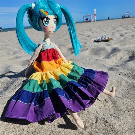 Hatsune Miku Plush Doll Etsy