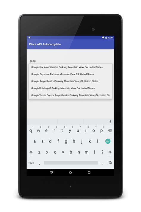Android Places Api Autocomplete With Getplacebyid Truiton
