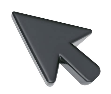 3d computer mouse cursor arrow icon generative ai 19078969 png