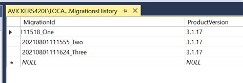 Wrong Output Of Getappliedmigrations Issue Dotnet Efcore Github