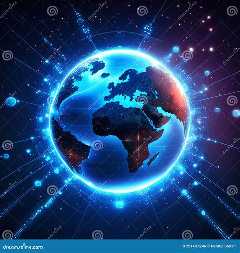 Abstract Technology Background Network Connection Structure Big Data