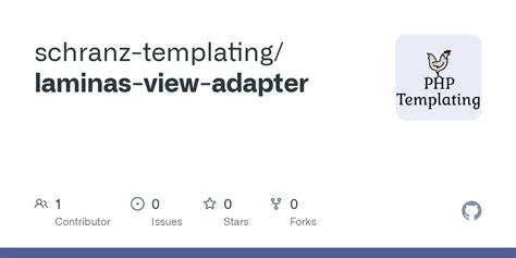 Github Schranz Templatinglaminas View Adapter